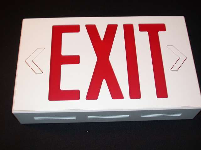 New westinghouse universal exit sign red/green 120V