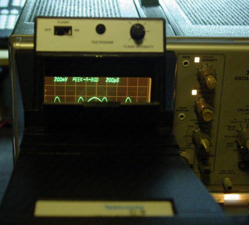 Tektronix 7904 scope 500 mhz oscilloscope w/ c-9 camera